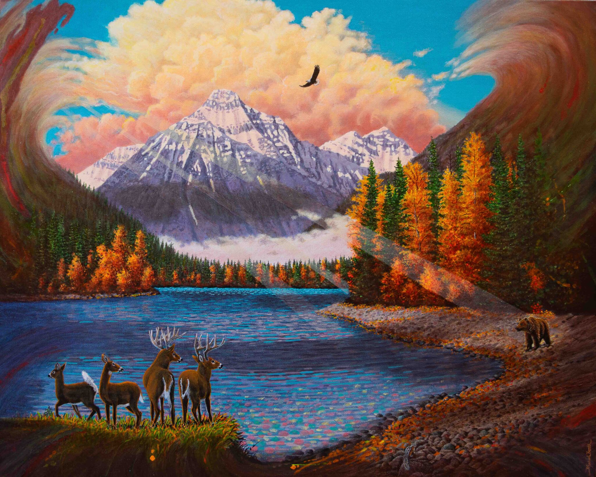 “Grizzly Encounter at Lake McDonald,” Glacier National Park - The ...